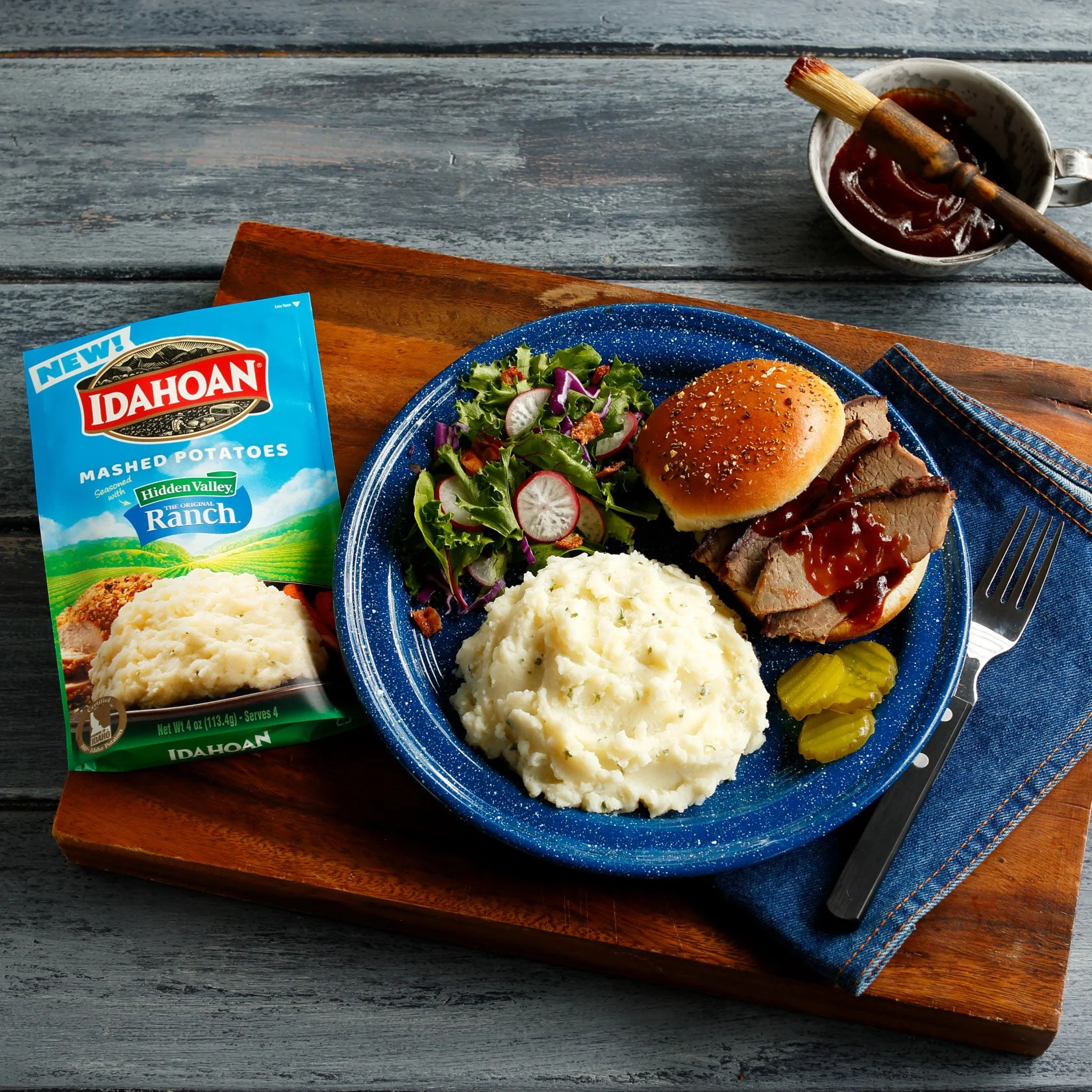 Idahoan® Hidden Valley® Ranch Mashed Potatoes | Hidden Valley® Ranch