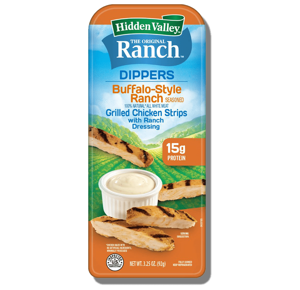 Hidden Valley™ Buffalo-Style Ranch Seasoned Chicken Dippers with Ranch ...