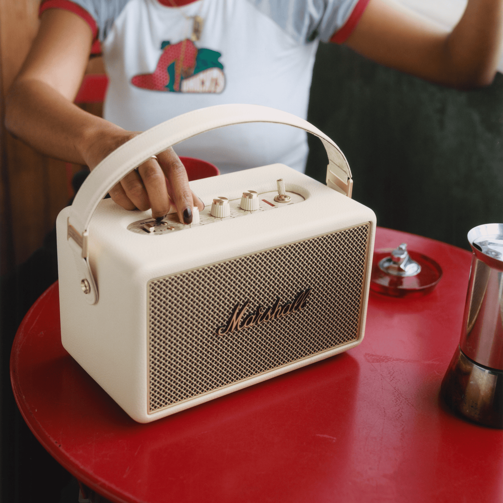 Portable Bluetooth speaker with 50+ hours of playtime | Marshall.com