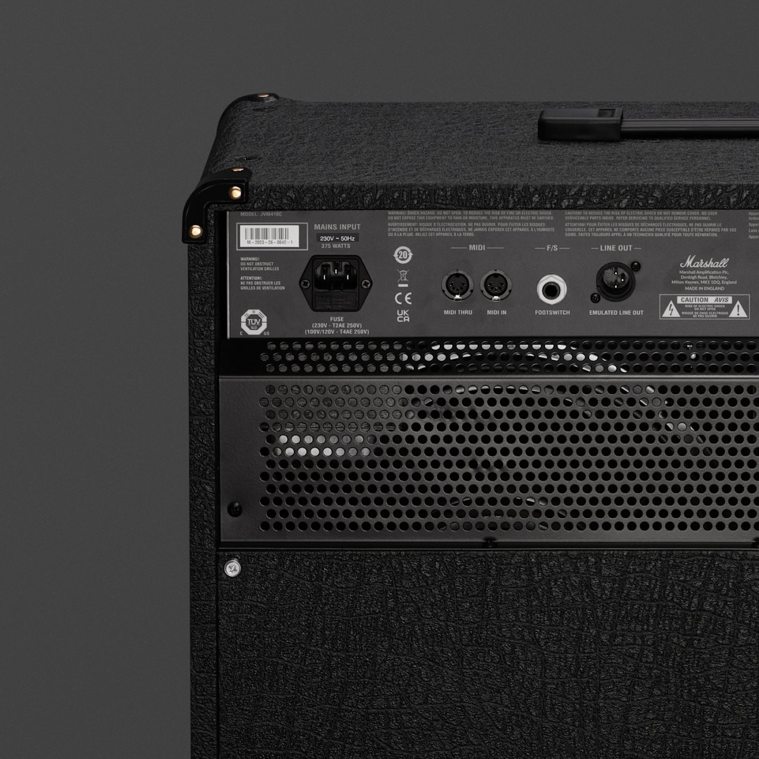 JVM410C 100W Combo amp with power amp tone shaping | Marshall.com