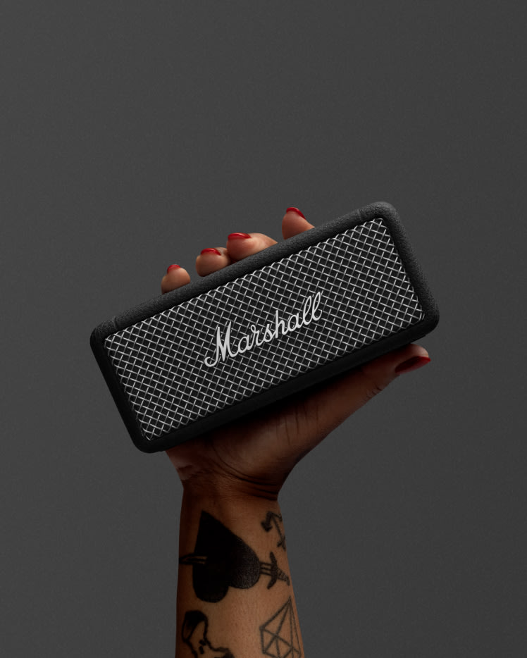 Emberton II Black and Steel - Portable speaker | Marshall.com