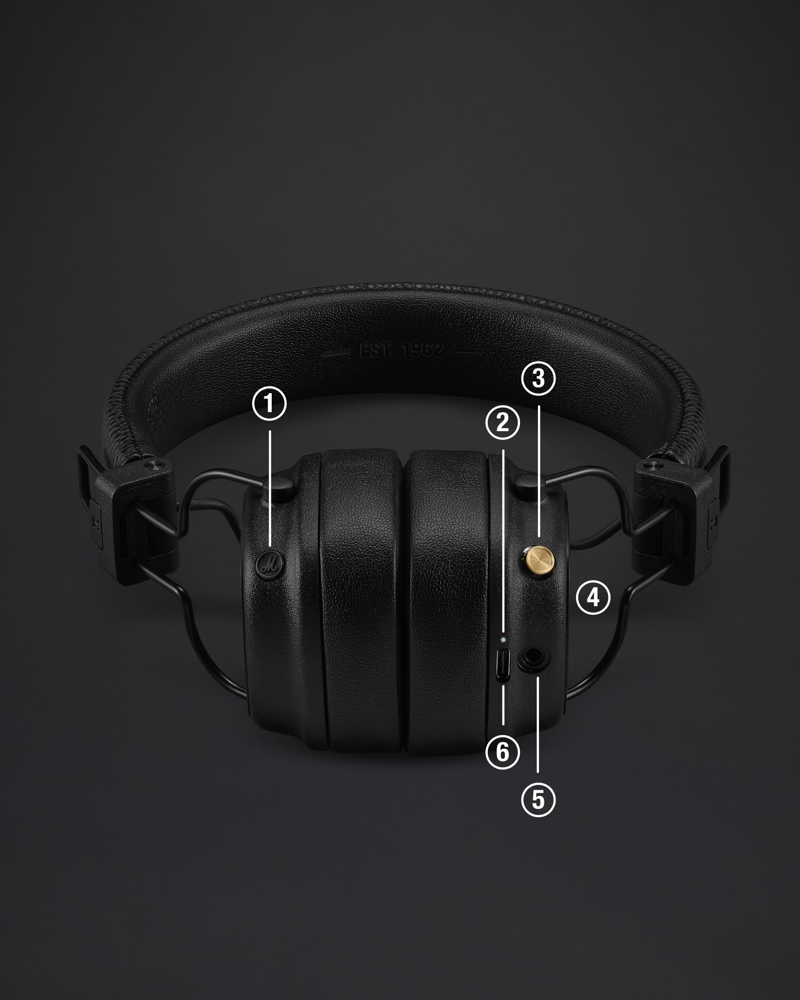 Support for Major V - Device layout | Marshall.com