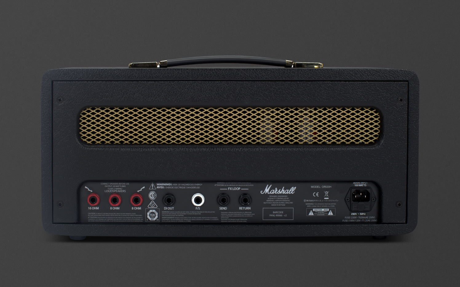 Origin20H 20W Amp head with power reduction switch | Marshall.com