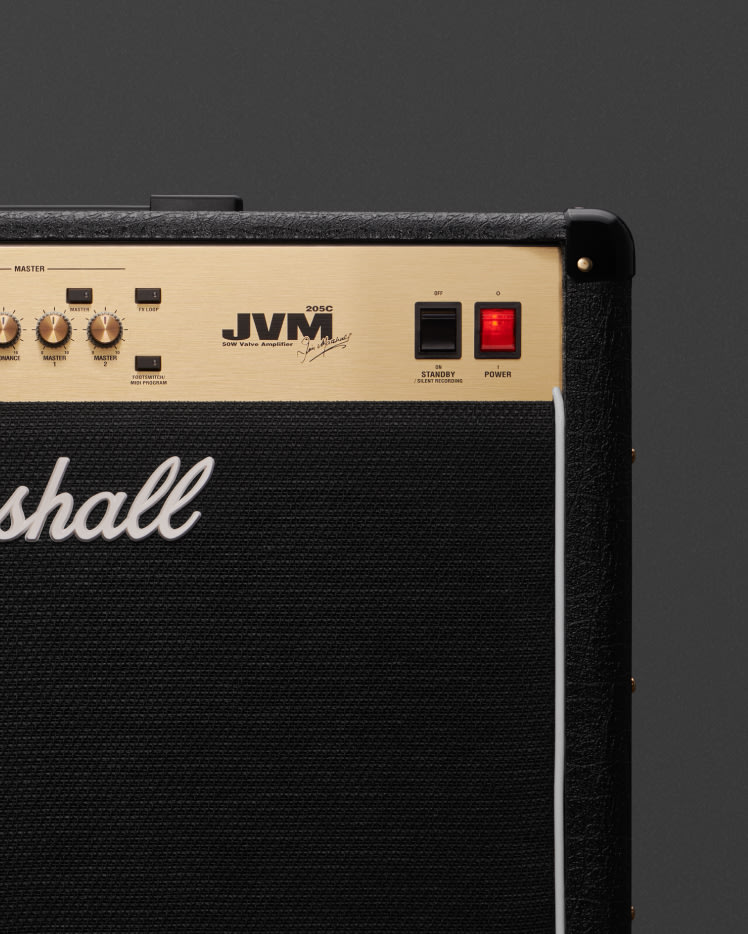 JVM205 Combo クリーンなトーンからオーバードライブまで実現する50Wコンボアンプ | Marshall.com