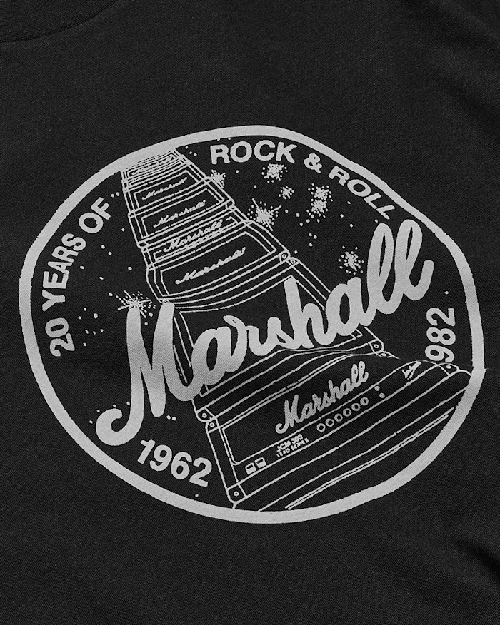 Classic organic cotton t-shirt with ‘20 Years’ Marshall print ...