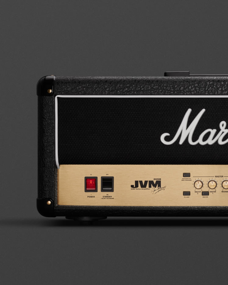 JVM205 50W Versatile amp head ideal for pedals | Marshall.com
