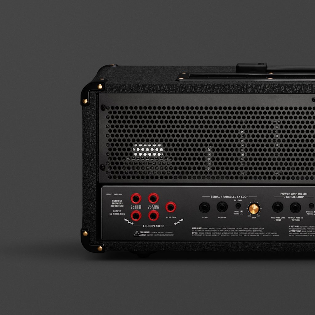 JVM205 Head 多様性豊かでペダルに最適な50wアンプヘッド | Marshall.com