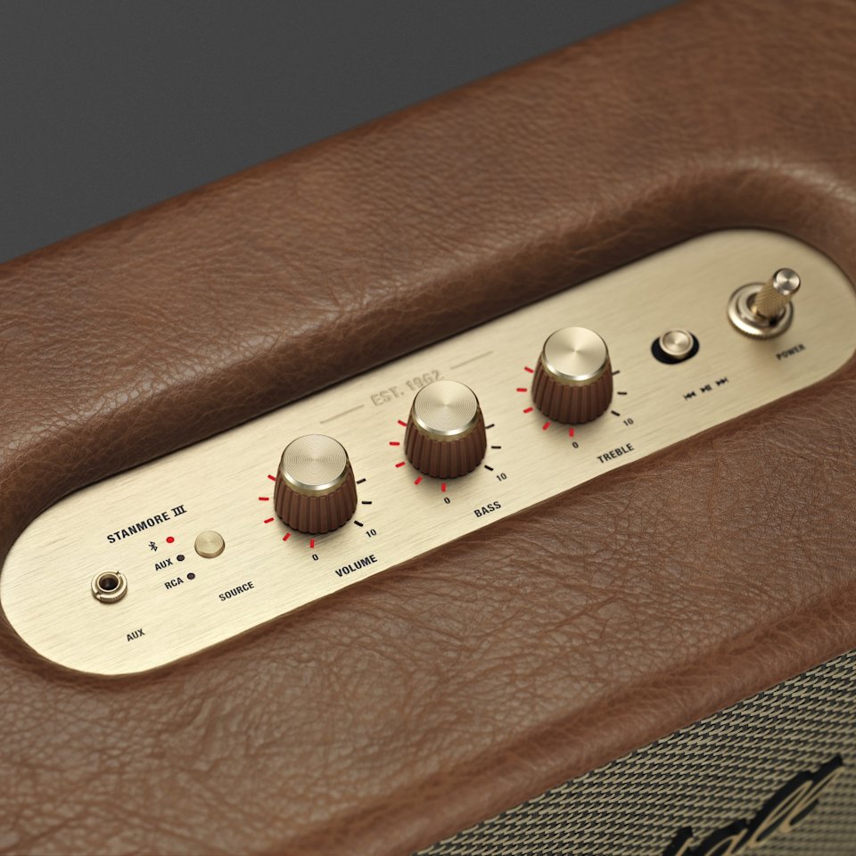 Stanmore III Brown – Bluetooth-Lautsprecher | Marshall.com