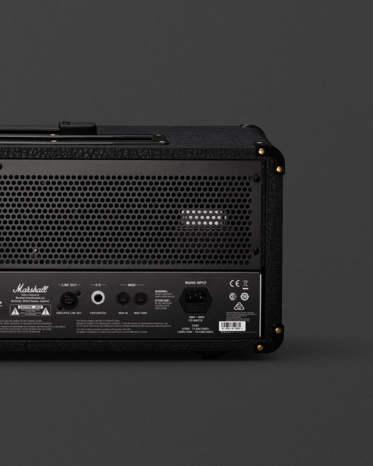 JVM205 Head 多様性豊かでペダルに最適な50wアンプヘッド | Marshall.com