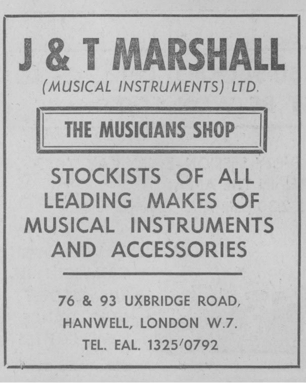 1960 open for business – 'Jim Marshall and Son' | Marshall.com