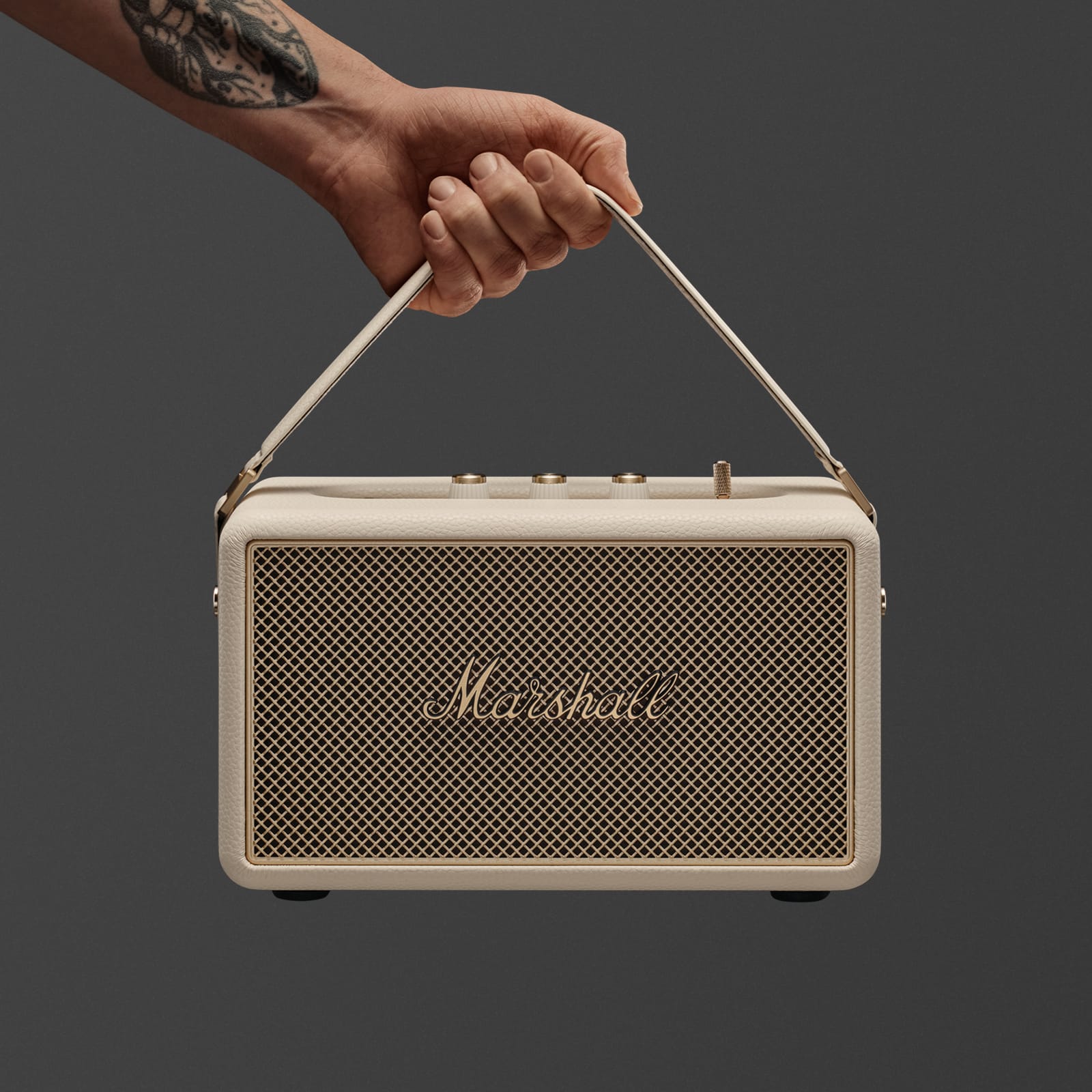 Portable Bluetooth speaker with 50+ hours of playtime | Marshall.com
