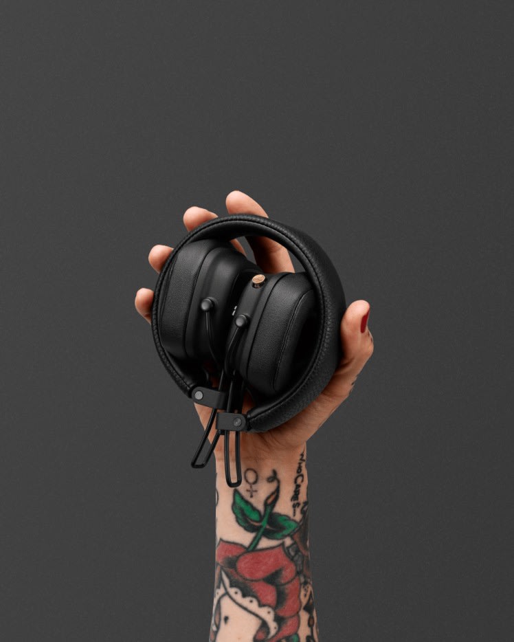 Major IV Black - On-ear headphones | Marshall.com