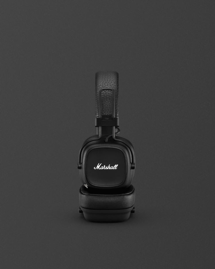 Major IV Black - On-ear headphones | Marshall.com