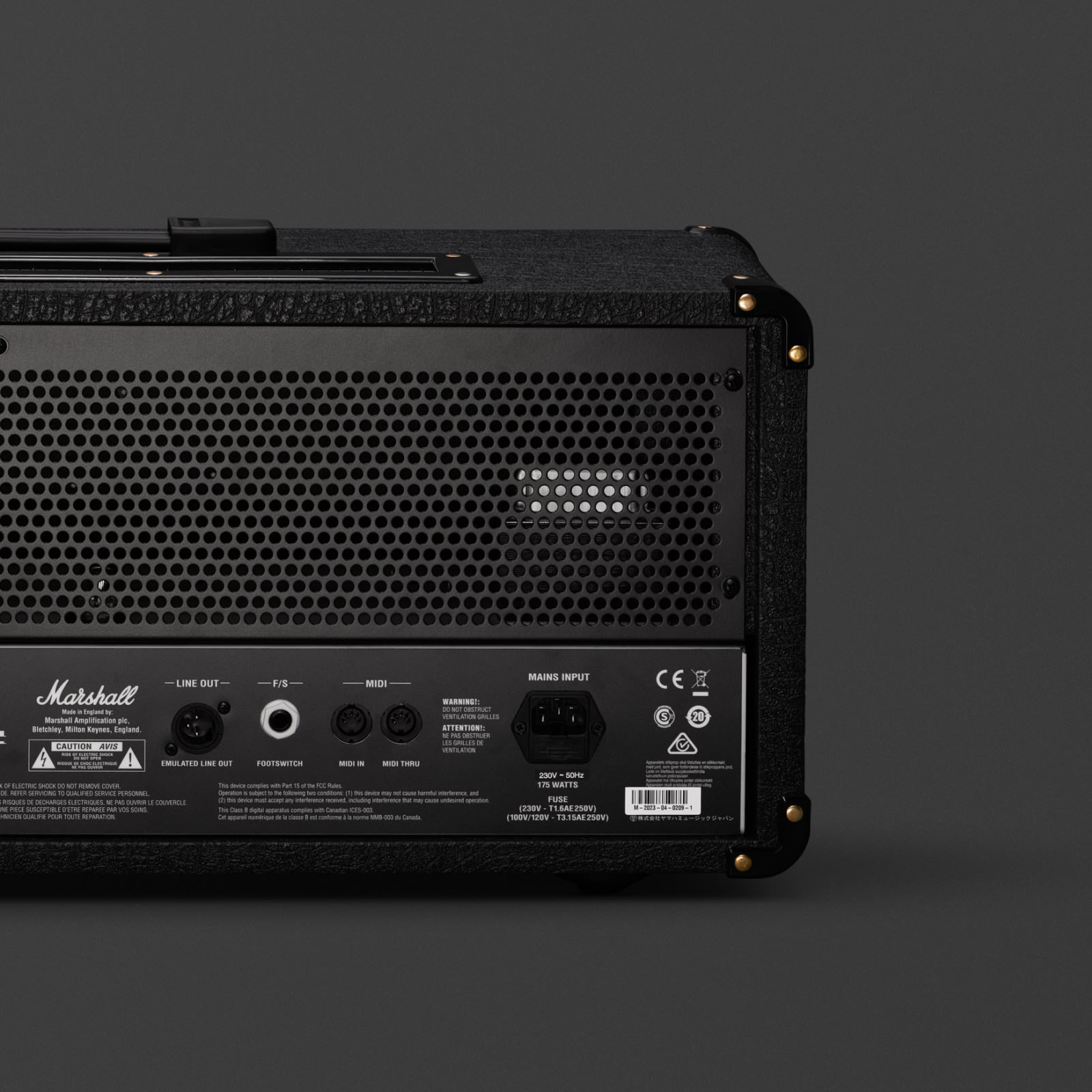 JVM205 Head 多様性豊かでペダルに最適な50wアンプヘッド | Marshall.com
