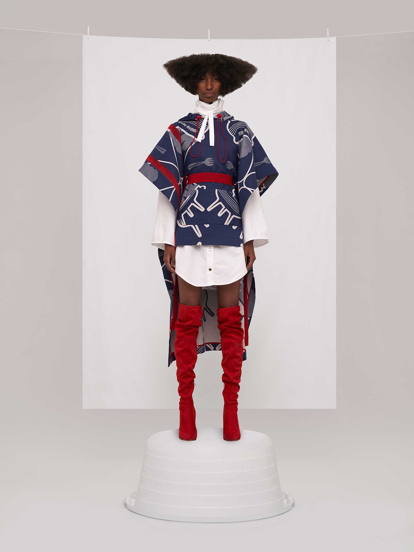 Basotho Poncho (Unisex) — THEBE MAGUGU