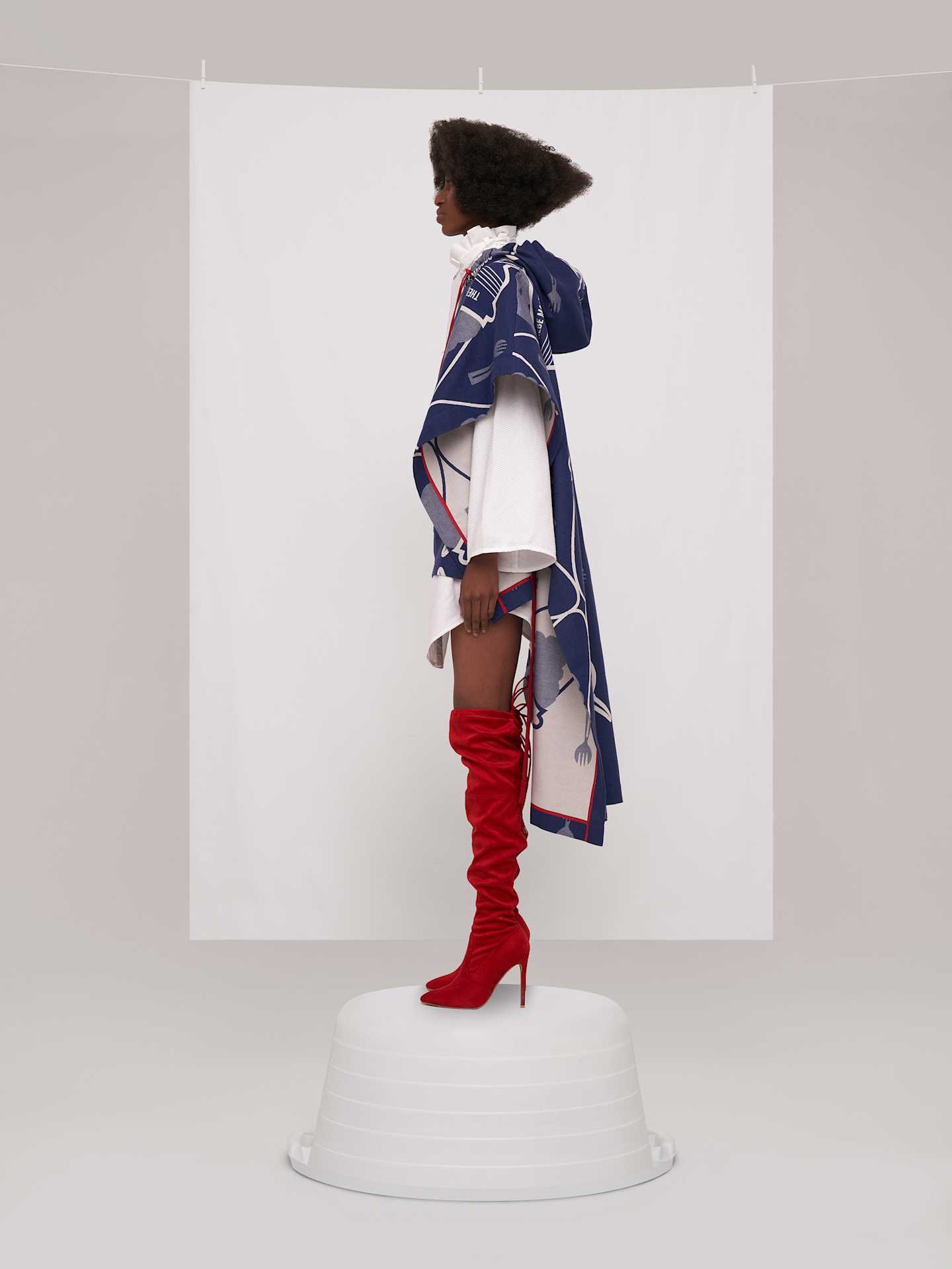 Basotho Poncho (Unisex) — THEBE MAGUGU
