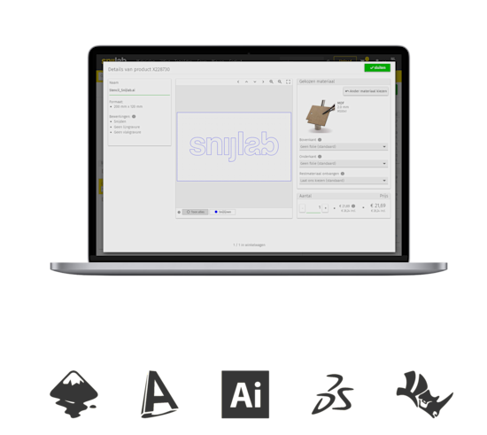 Snijlab - Betrouwbaar, snel en kwalitatief lasersnijden