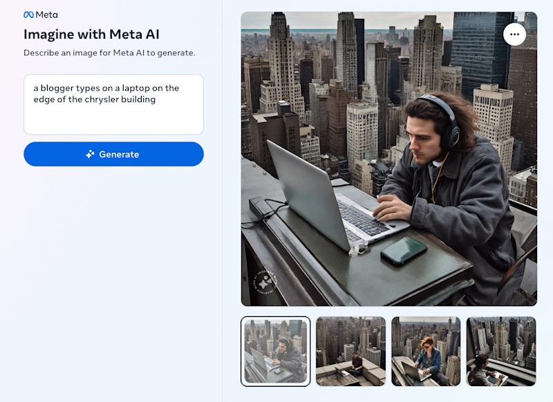 Meta publicly launches AI image generator trained on your Facebook ...