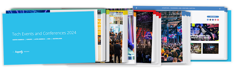 The Ultimate List of Tech Events and Conferences 2024 | Happily