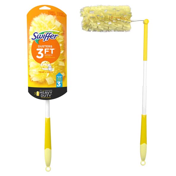 Swiffer® Dusters™ Heavy Duty 3 ft Extendable Handle Starter Kit | Swiffer