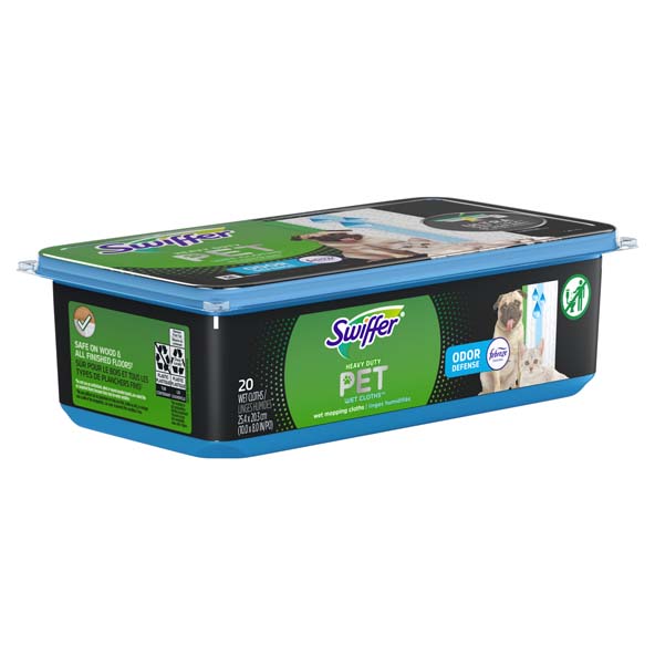 Swiffer® Sweeper™ Pet Heavy Duty Multi-Surface Wet Cloth Refills for ...