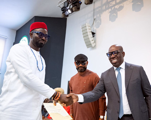 Edo Swears In 38 Year Old Omobayo As New Deputy Governor