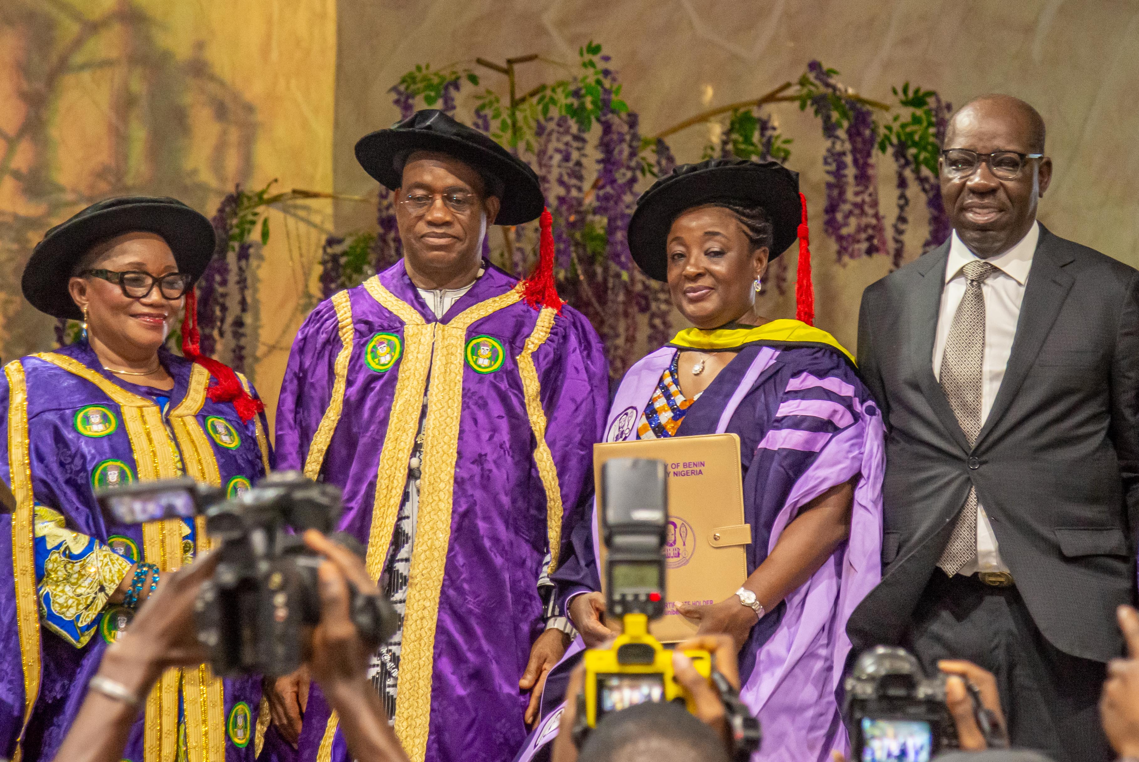 Obaseki assures UNIBEN first class graduates of Edo origin automatic jobs