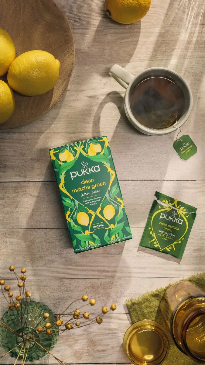 Buy Clean Matcha Green Organic Herbal Tea | Pukka Herbs UK