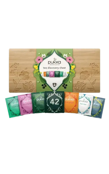 Herbal Tea Discovery Chest | Organic Herbal Tea Assortment Box | Pukka ...