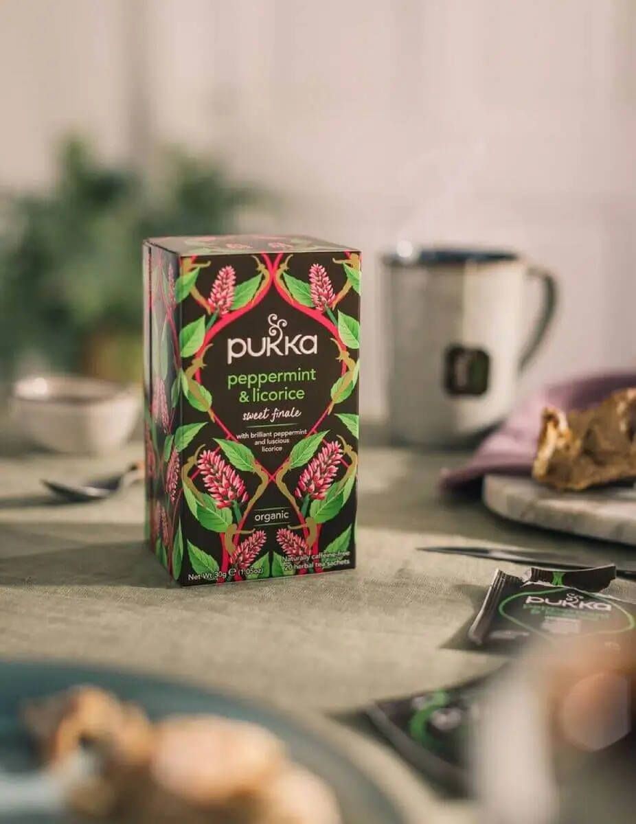 Pukka Peppermint & Liquorice Herbal Tea: Comforting Blend for Digestive ...
