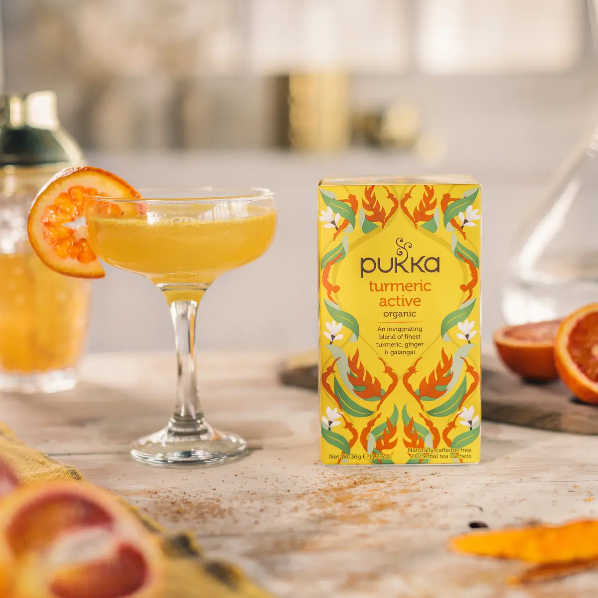 Turmeric and Ginger Fizz Mocktail | Pukka Herbs UK