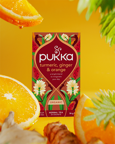Tumble into a world where golden turmeric twists and turns with fiery ...