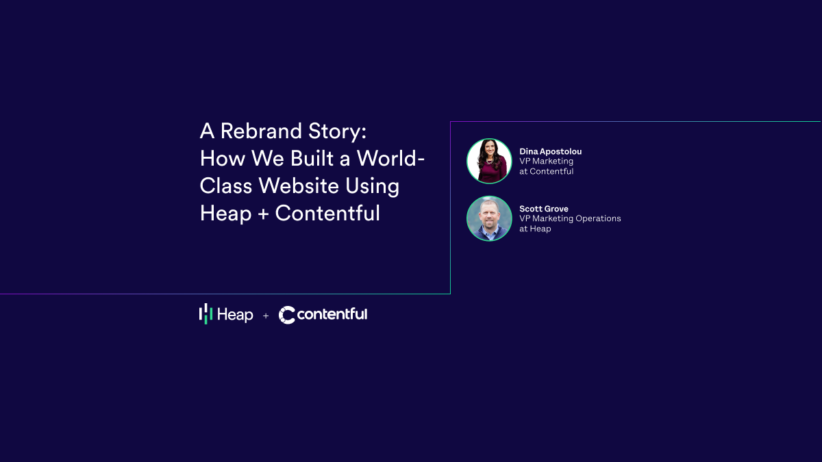 A Rebrand Story: How We Built a World-Class Website Using Heap + Contentful | Heap