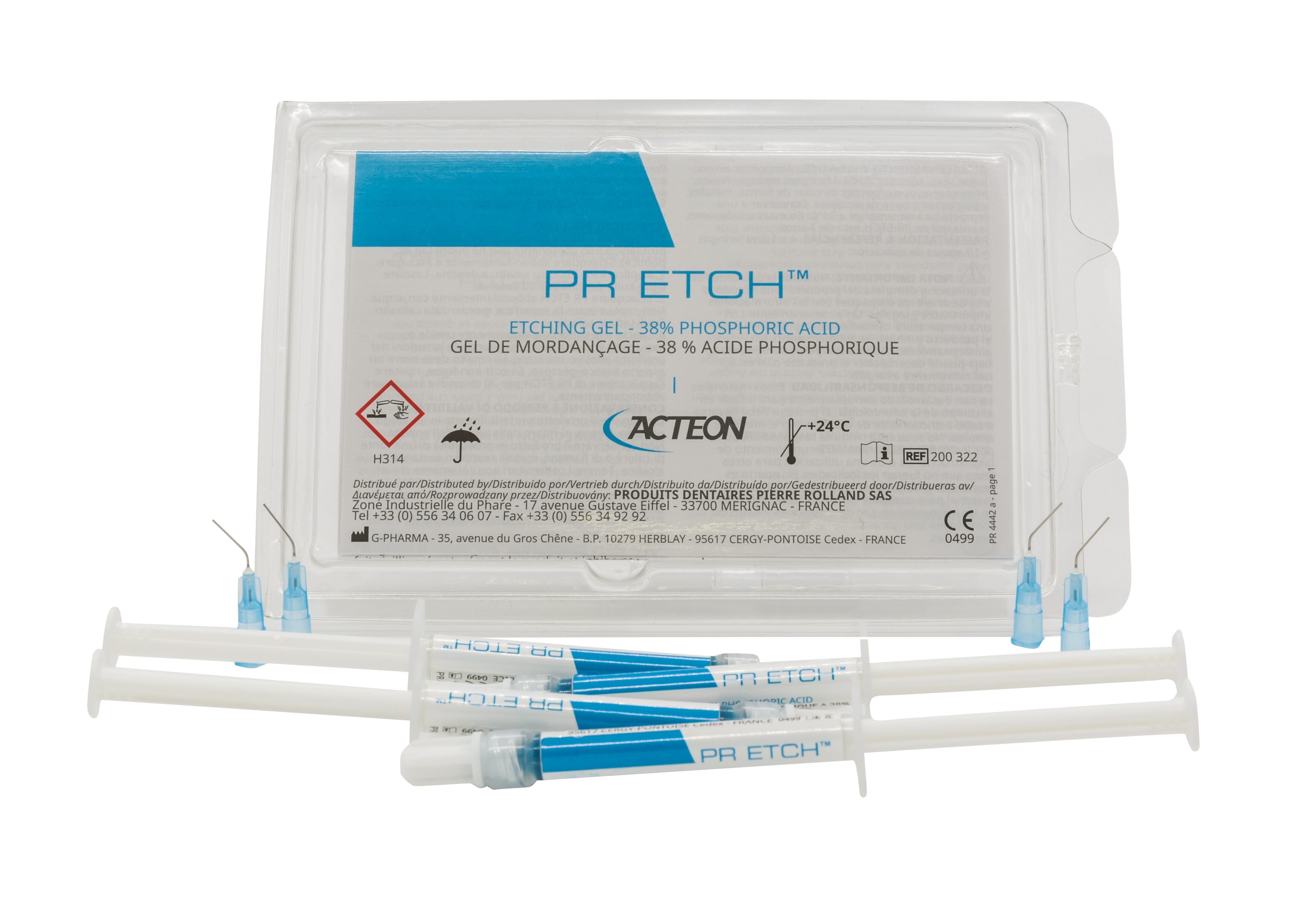 Enamel and dentin etching