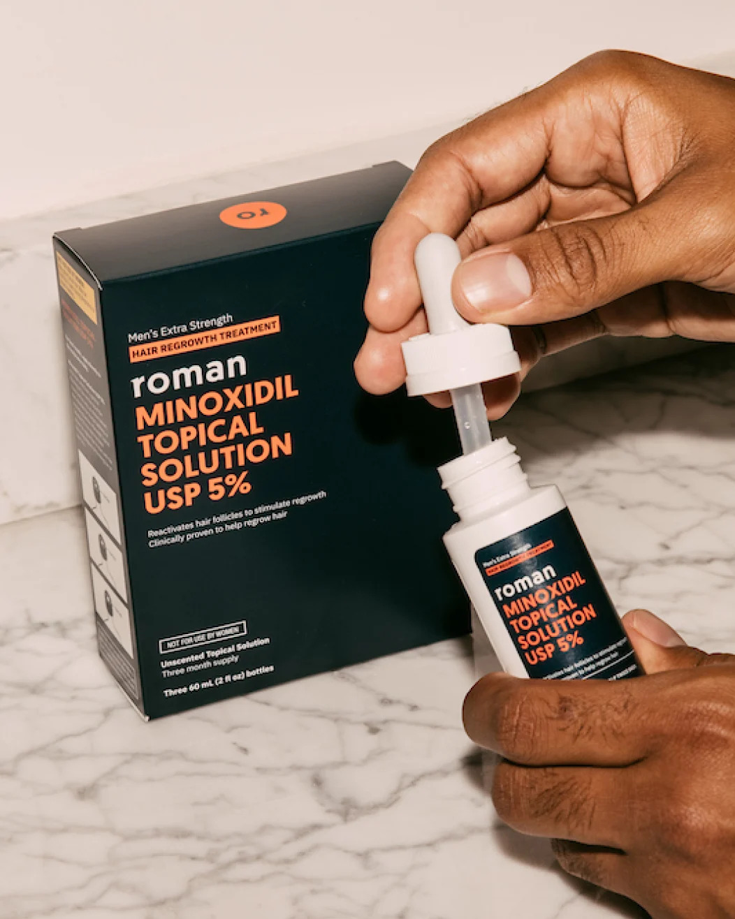 Buy Minoxidil (Generic Rogaine) for Hair Loss Online | Roman