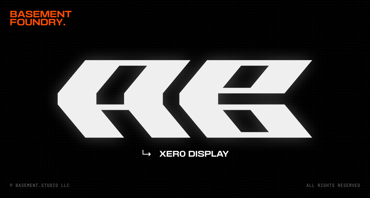 Xer0 | BASEMENT FOUNDRY by basement.studio