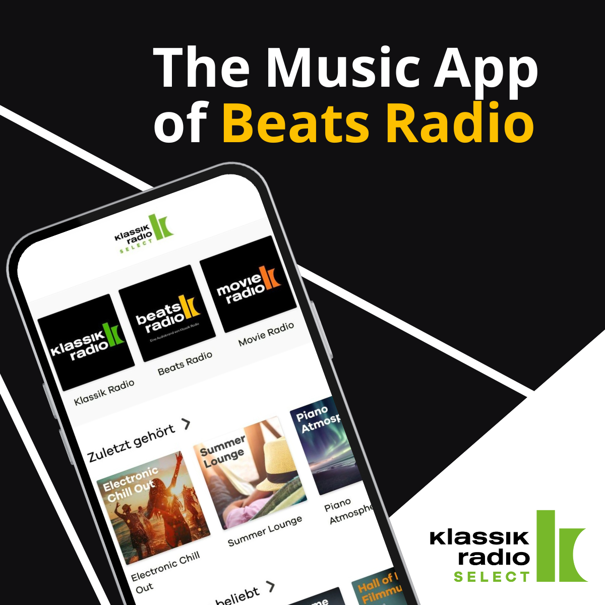 Die Musik App von Beats Radio | House, Filmmusik & Lounge | Beats Radio