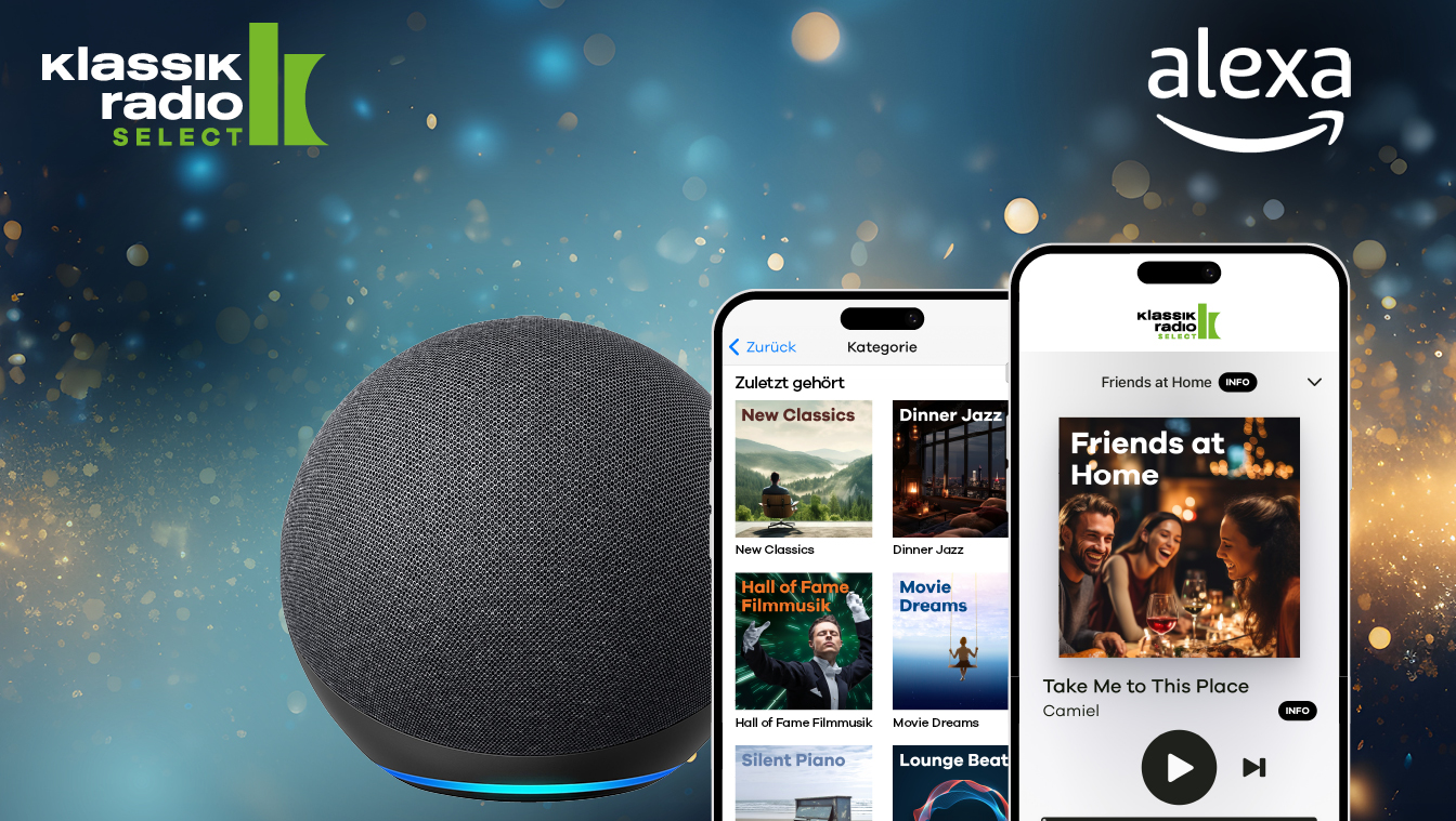 Klassik Radio Select: Radio ohne Werbung jetzt auch mit Amazon Alexa ...