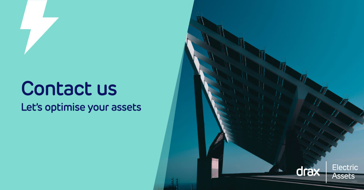 Electric assets contact form | Drax