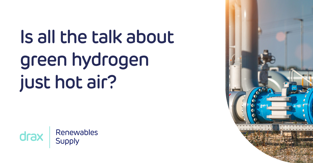 Is all the talk about green hydrogen just hot air? | Drax