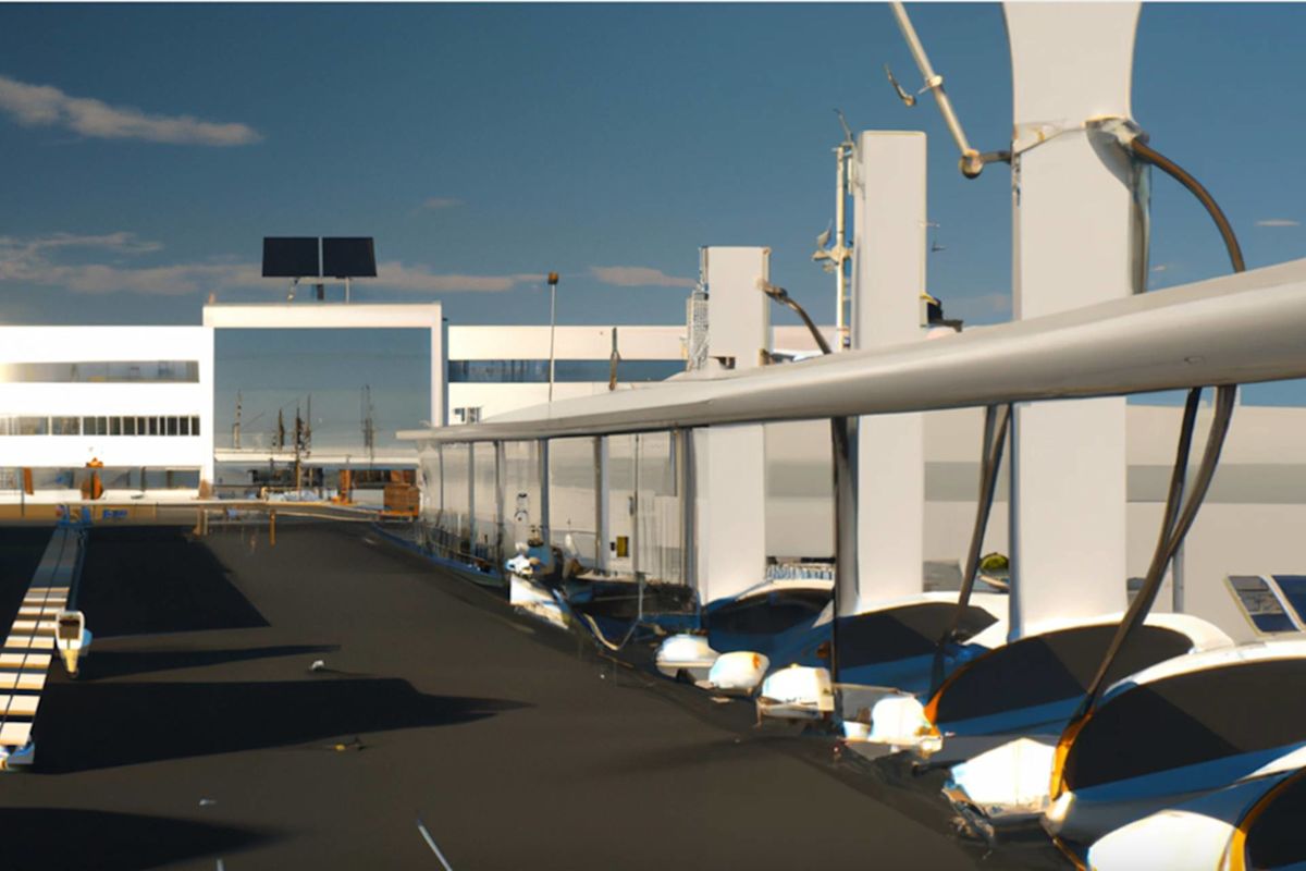 The factory of the future with AI-generated imagery | Drax