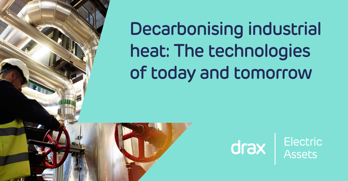 Decarbonising industrial heat: The technologies | Drax