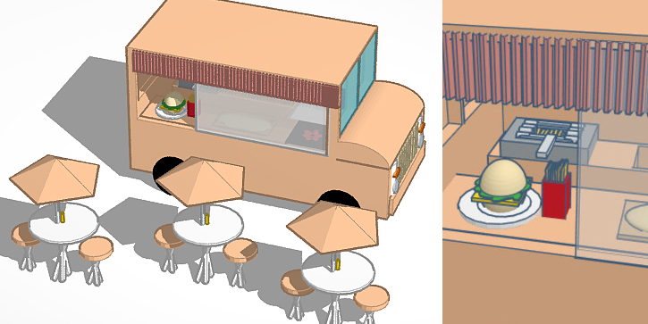Food Truck Design Challenge Roundup - Tinkercad