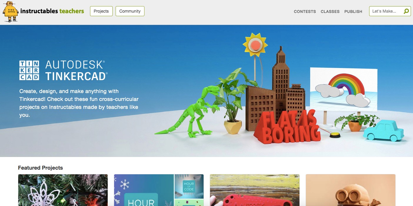 Instructables Creates Tinkercad Content Hub - Tinkercad
