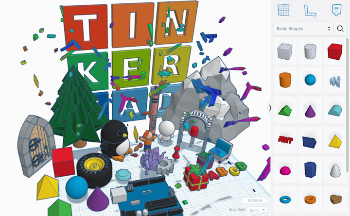 Meet the Shapes Panel! - Tinkercad