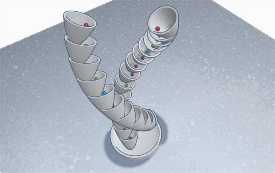 Ball Run Design Challenge Roundup - Tinkercad