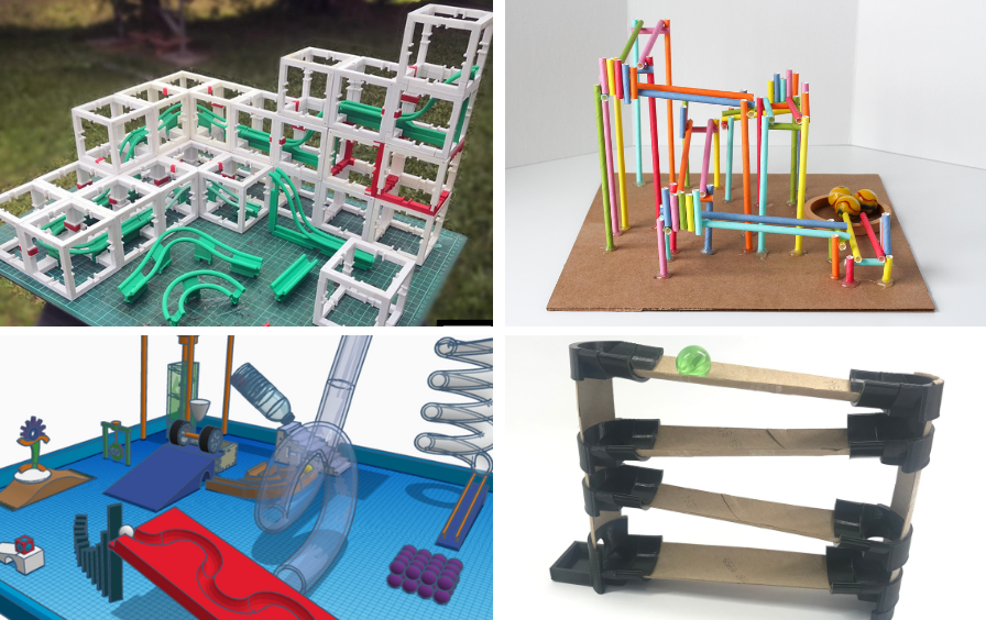 Autodesk Design and Make Weekend Project: Marble Runs - Tinkercad
