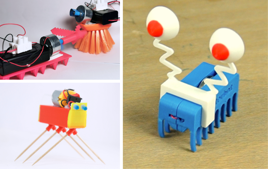 Autodesk Design and Make Weekend Project: Vibrating Robots - Tinkercad