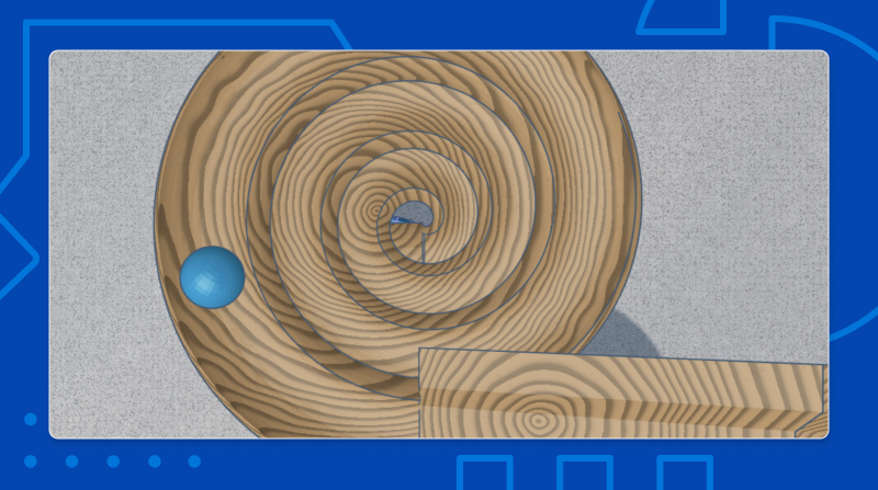 Design Challenge: Sim Lab Ball Run - Tinkercad