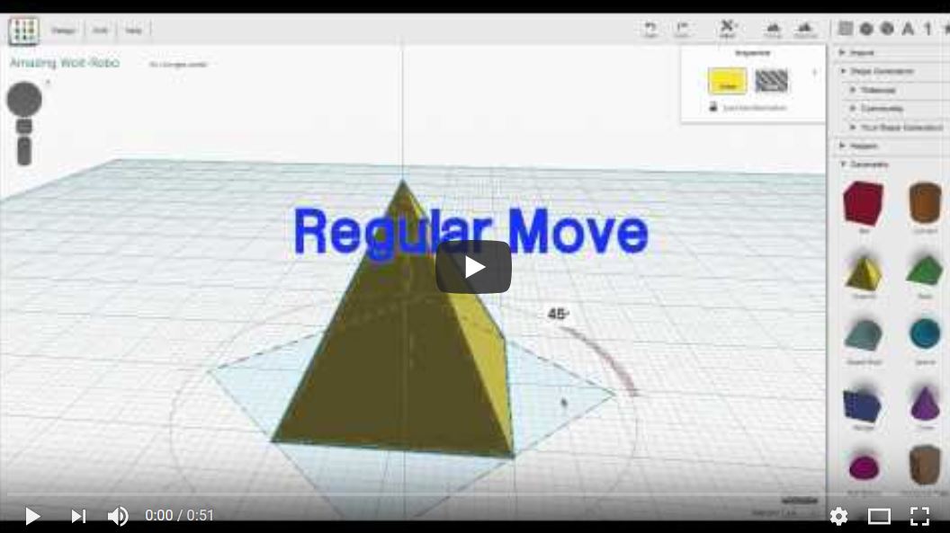 TinkerTip: Your Friend, The Shift Key - Tinkercad